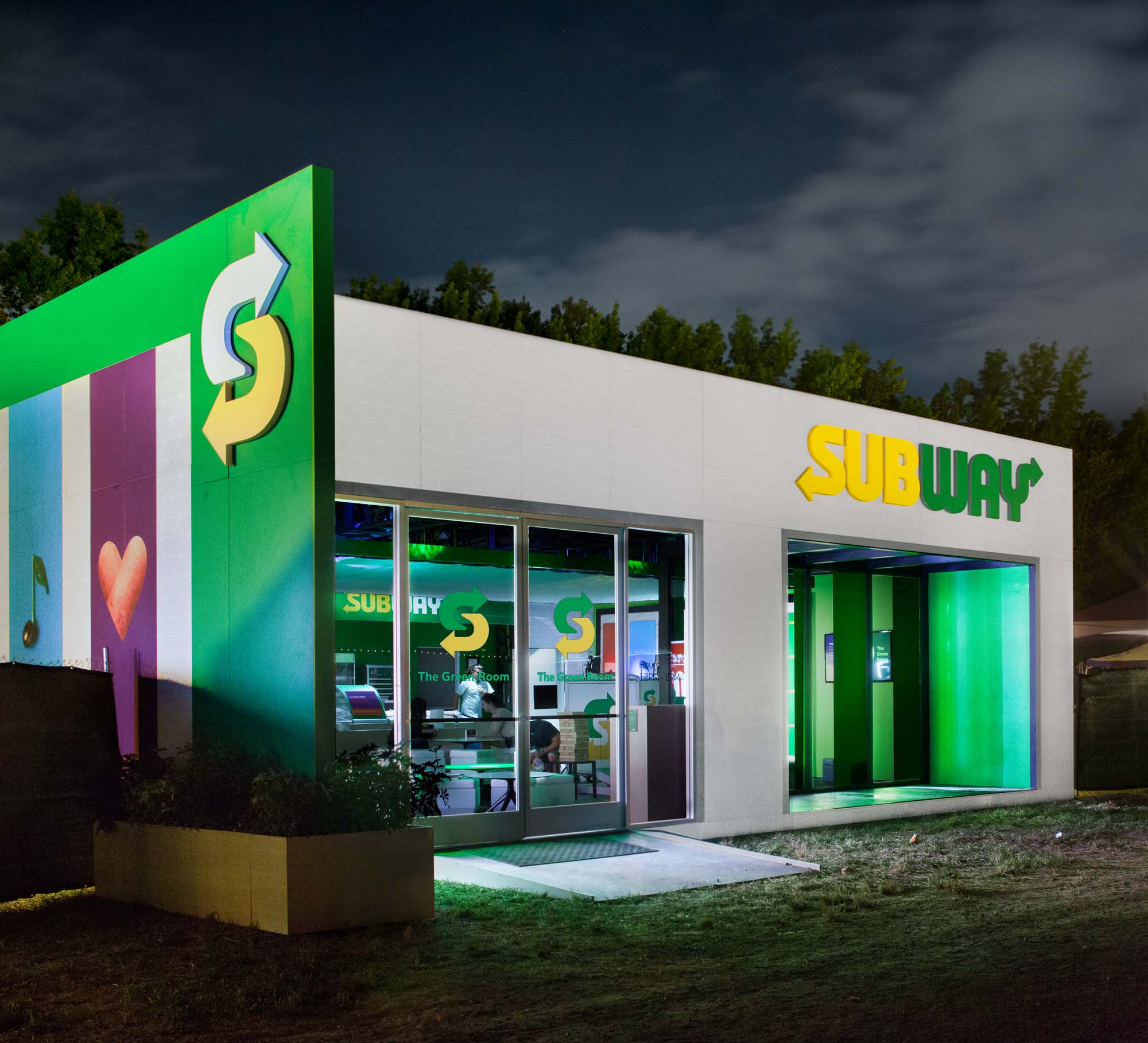 The Green Room baked by Subway Pop-Up - NELSON Worldwide